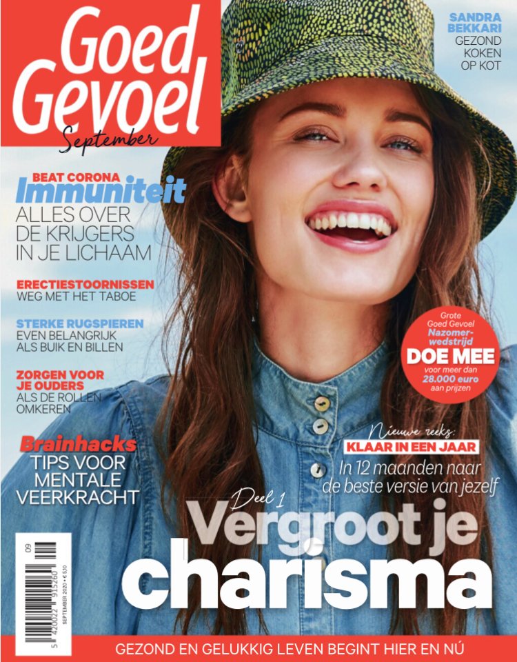 Tijdschrift Goed Gevoel Magazine - augustus 2020 - Pers-wereld