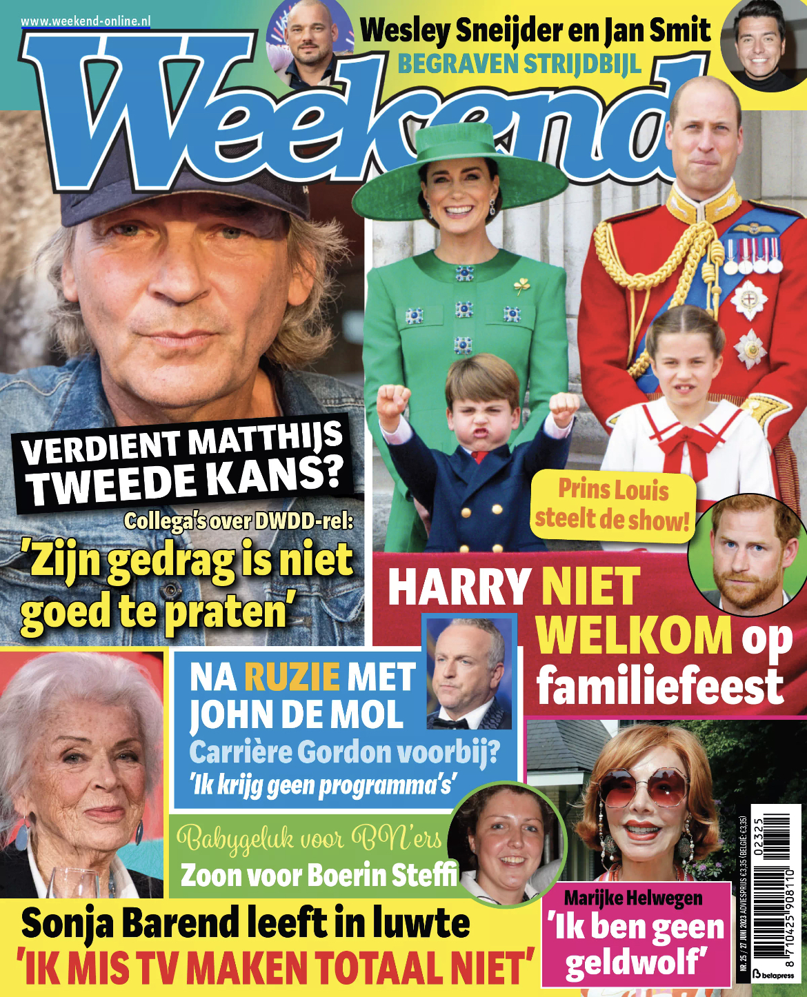 Tijdschrift Weekend 25 - juni 2023 - Pers-wereld